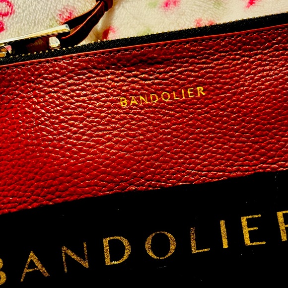 Bandolier | Bags | Bandolier Red Leather Womens Pouch | Poshmark